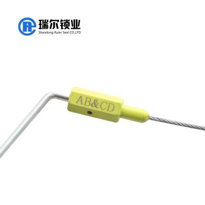 China REC302 inexpensive pull tight truck door tamper proof security cable seal for sale