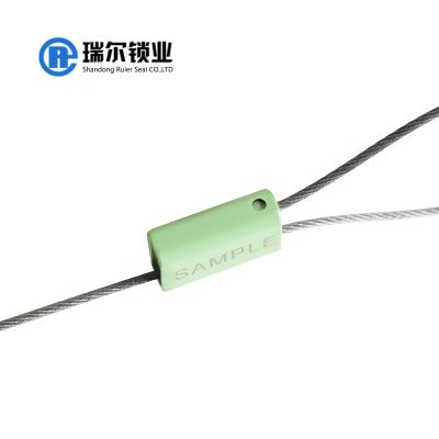 China REC207 low price and fine quality Barcode zinc alloy cable seal for cargo shipping for sale
