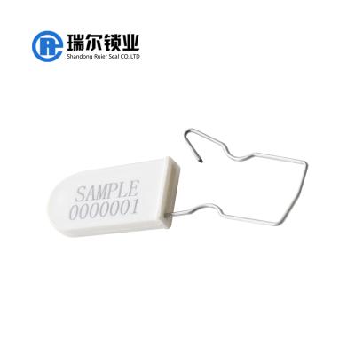 China REL002 Low Price Disposable tamper yellow/white plastic padlock seals for luggage for sale