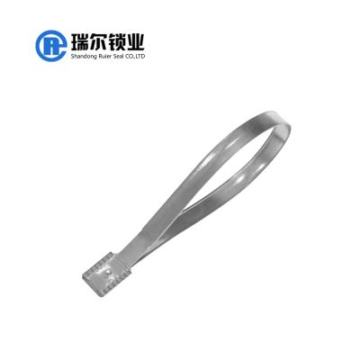 China RES004 one-time use High Tension Container Truck metal strap ball seals with laser printing for sale