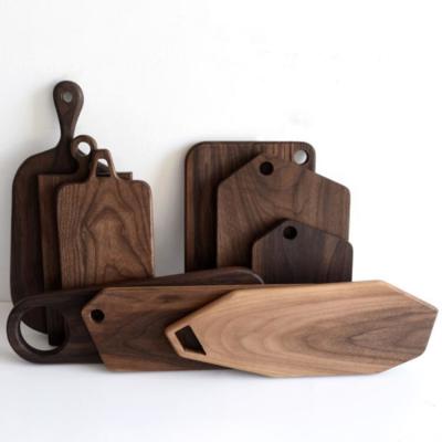 Cina Bordi di legno personali della grande della pagaia del servizio del bordo acacia di legno rettangolare della noce nera per alimento servente in vendita