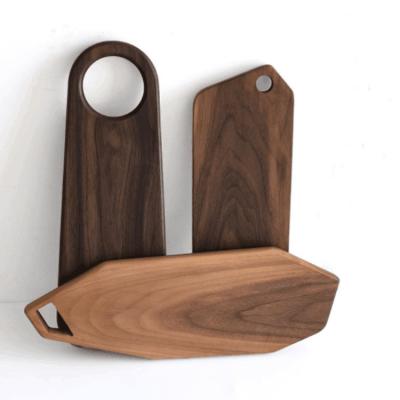 Cina Bordi di legno personali della grande della pagaia del servizio del bordo acacia di legno rettangolare della noce nera per alimento servente in vendita