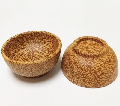 China Do coco de madeira do vegetariano 9cm da salada dos utensílios de cozimento da fibra de coco bacias de madeira à venda