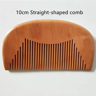 Cina Mogano di legno fatto a mano del pettine della barba portatile ogni due mesi diritto in vendita