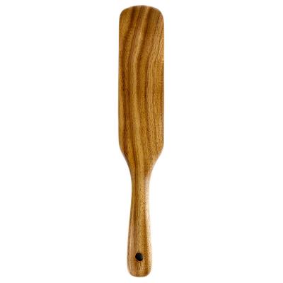 中国 34.5cm Lengthened Kitchen Wooden Utensils Four Piece Teak Cooking Utensils 販売のため