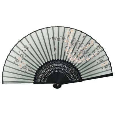 Cina I ventagli su misura di bambù stampano le signore del tessuto smazzano il piccolo fan in vendita