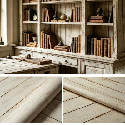 China Moisture Resistance PVC Decorative Film Vintage Removable Furniture Refinishing Film for sale