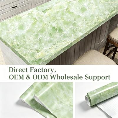 China Natural Texture PVC Decorative Film Self Adhesive Surface Wrap Film Customized Size for sale