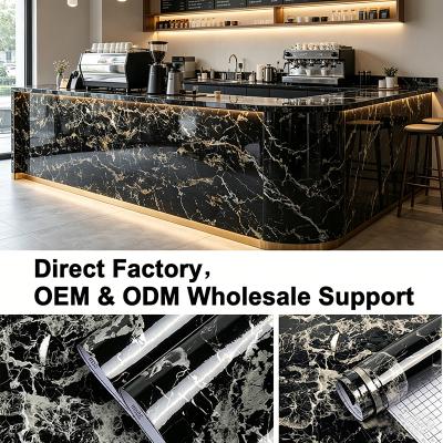 China Marble PVC Decorative Film 1260mm 1400mm 1420mm Width For Covering Furniture for sale