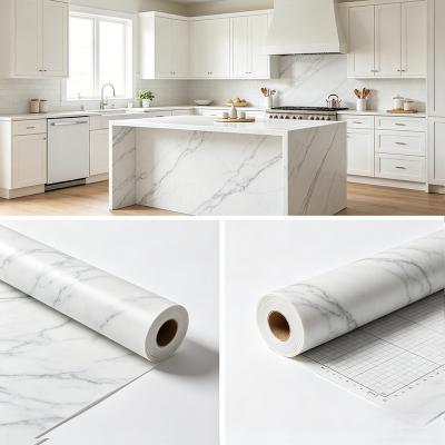China Scratch Resistant Decorative Marble PVC Film Self Adhesive Waterproof Furniture Wrap for sale