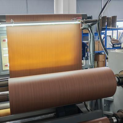 China Light Wood Grain PVC Film Self Adhesive Architectural Wrap Film For Retail Spaces for sale