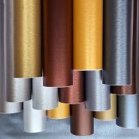 Quality Eco friendly Satin Metal Finish PVC Film Foil For Modern Interior Styling for sale
