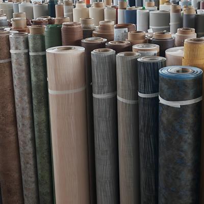 China Customized Embossed Wood Effect Vinyl Wrap Furniture Decoration Pvc Interior Film roll for sale