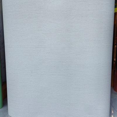 China Light Grey Stone PVC Decorative Film Foil Natural Texture for Wrapping & Press for sale