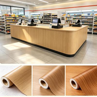 China PVC Decorative Foil For Surface Surfacing , High Fidelity Wood Texture Furniture Foil for sale