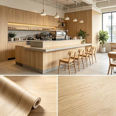 China Wood Grain Matte Finish PVC Foil Decorative Film For Furniture And Cabinets for sale