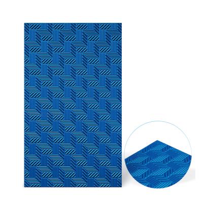 China Super Matte 3D PVC Film Soft Touch Geometric Furniture Foil For Vacuum Forming for sale