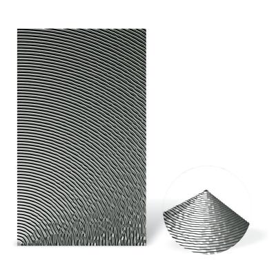 China Futuristic 3D Geometric PVC Membrane Foil Surface Solutions Thermoformable PVC Film for sale