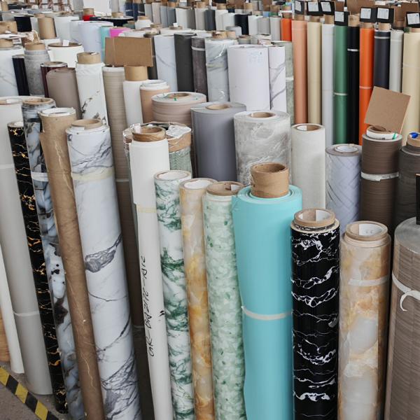 Quality Fireproof PVC Marble Effect Self Adhesive Film Luxury Stone Texture Wrap For Countertops for sale