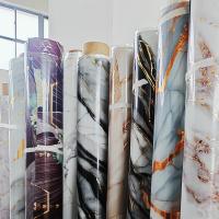 Quality Anti Scratch Marble Effect Self Adhesive Film Micro Crystalline Foil For Wall for sale