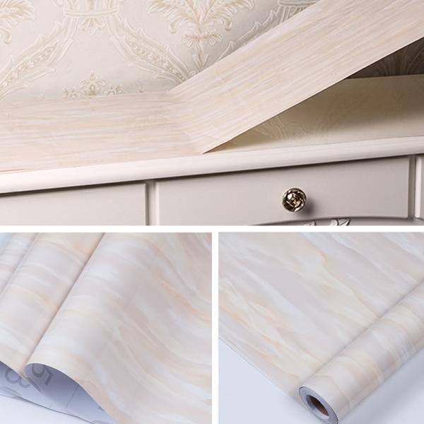 Quality OEM Length Marble Effect PVC Decorative Film For Vacuum Press And Lamination for sale