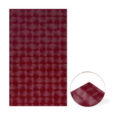 China 3D Geometric Polymer Overlay Precision PVC Foil Film for Vacuum Press Panels for sale