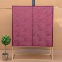 Quality Modern 3D Geometric PVC Membrane Foil For Kitchen Cabinets Customized Length for sale