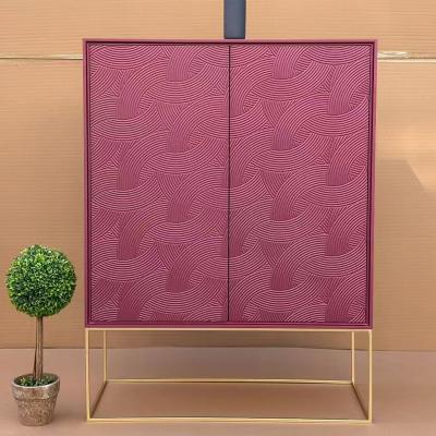 China Modern 3D Geometric PVC Membrane Foil For Kitchen Cabinets Customized Length for sale