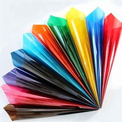 China 4 Mil Security Window Film Shatterproof Anti UV Tinted Safety Film Multi Colored for sale