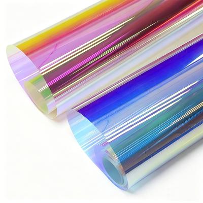China OEM Dichroic Security Window Film Iridescent Shatterproof Architectural Window Tint for sale