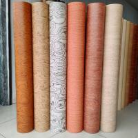 Quality Custom Travertine PVC Decorative Film For Vacuum Pressing Cabinet Door Covered for sale