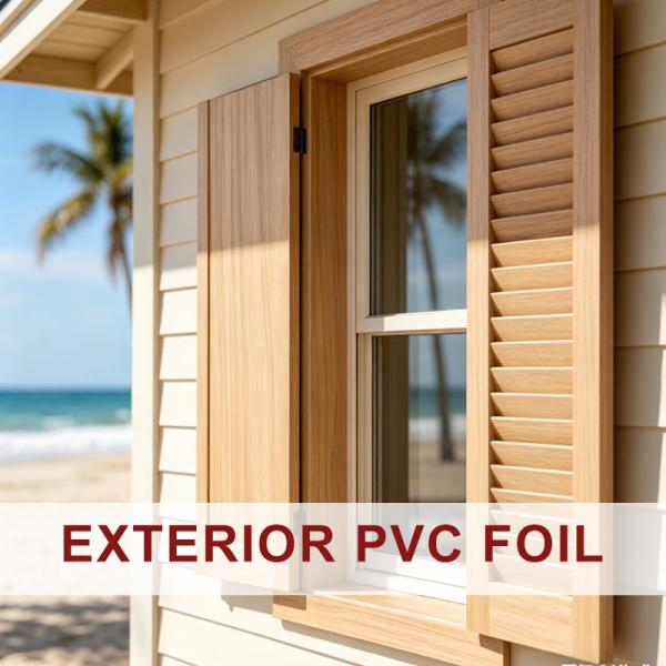 Quality Industrial Grade Exterior Architectural Wrap Film , Anti UV PVC Foil For Furniture for sale