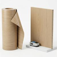 Quality 0.12mm-0.45mm Thick PVC Overlay Film Melamine Paper Decorative Foil for Projects for sale
