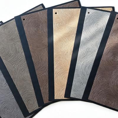 China Spiral Embossed Concrete Texture PVC Decorative Film for Interior Design for sale