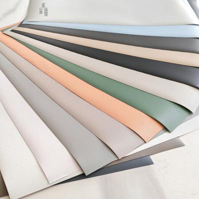 China Fine Vertical Stripe PVC Self Adhesive Film | Fluted Wall Panel Wrap & Veneer for sale