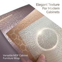 Quality 850mm–1450mm Width Wood Grain PVC Film Furniture Wrap Foil For MDF / Cabinets for sale