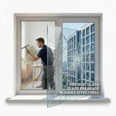 China 2.4M/2.8M Safety Window Film | Wide Format Anti-Shatter Glass Film PET for sale