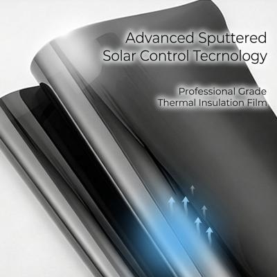 China PET ATI Sputtered Building Insulation Film Solar Control Window Film Customized Size for sale