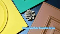 OEM/ODM Super Matte PVC Foil | Custom Solid Color Decorative Surface