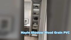Maple Shadow Wood Grain PVC Self Adhesive Film Furniture Cabinet Wrap Decorative Vinyl Sticker
