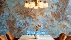 Vintage Green Stone PVC Decorative Film: Luxury Textured Surface Wrap
