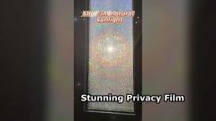 Stained Glass Decorative Film: Reusable Static Cling Privacy Window Sticker