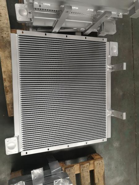 Quality Power Electronics High Strength Aluminum Alloy Rail Transit Cooler With Serrated Fins for sale