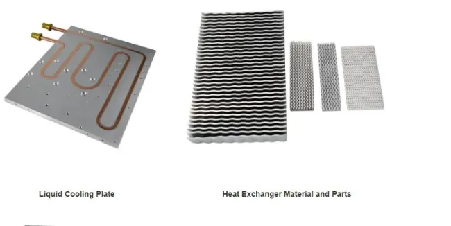 40X120mm Primary Aluminum Water Cooling Block