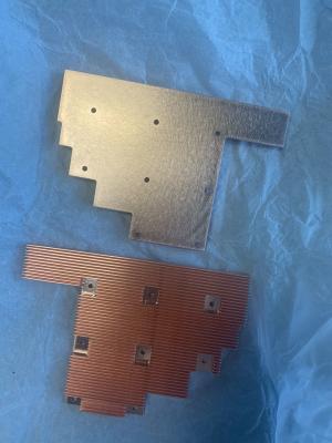 中国 ISO9001は産業コンピュータのための銅の削られたひれ脱熱器純粋なろう付けのクーラーを承認した 販売のため
