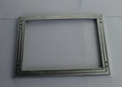 中国 カスタマイズされたアルミニウムCNCはブラシをかけられた終わりを用いる部品の正方形フレームを機械で造りました 販売のため