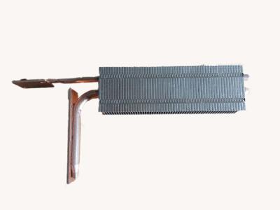 Cina Dissipatore di calore di alluminio 75W del tubo del rame dell'aletta 2PCS con la timbratura del mestiere dell'estrusione in vendita