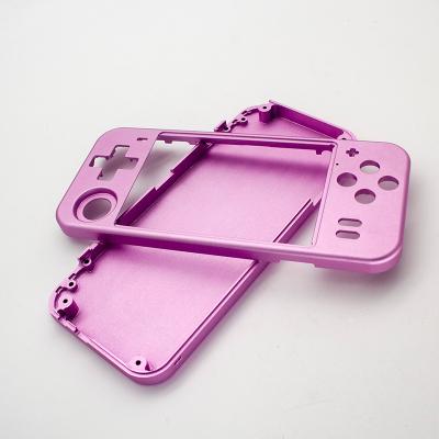 Cina Parti in alluminio lavorate CNC personalizzate Cassa per telefono galvanica rosa Parti metalliche CNC in vendita