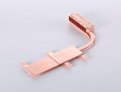中国 エポキシ粘着結合銅パイプ熱シンク CNC機械加工プロセス 販売のため