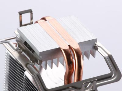 Cina Dissipatore di calore di alluminio dell'aletta con purezza di rame del tubo 99,5% che timbra potere in vendita
